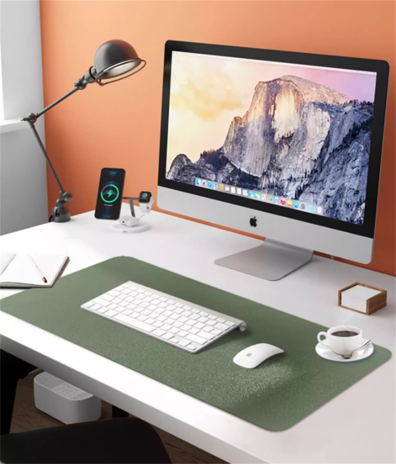 Latitude Run® Paull Leather / Faux Leather Desk Pad | Wayfair