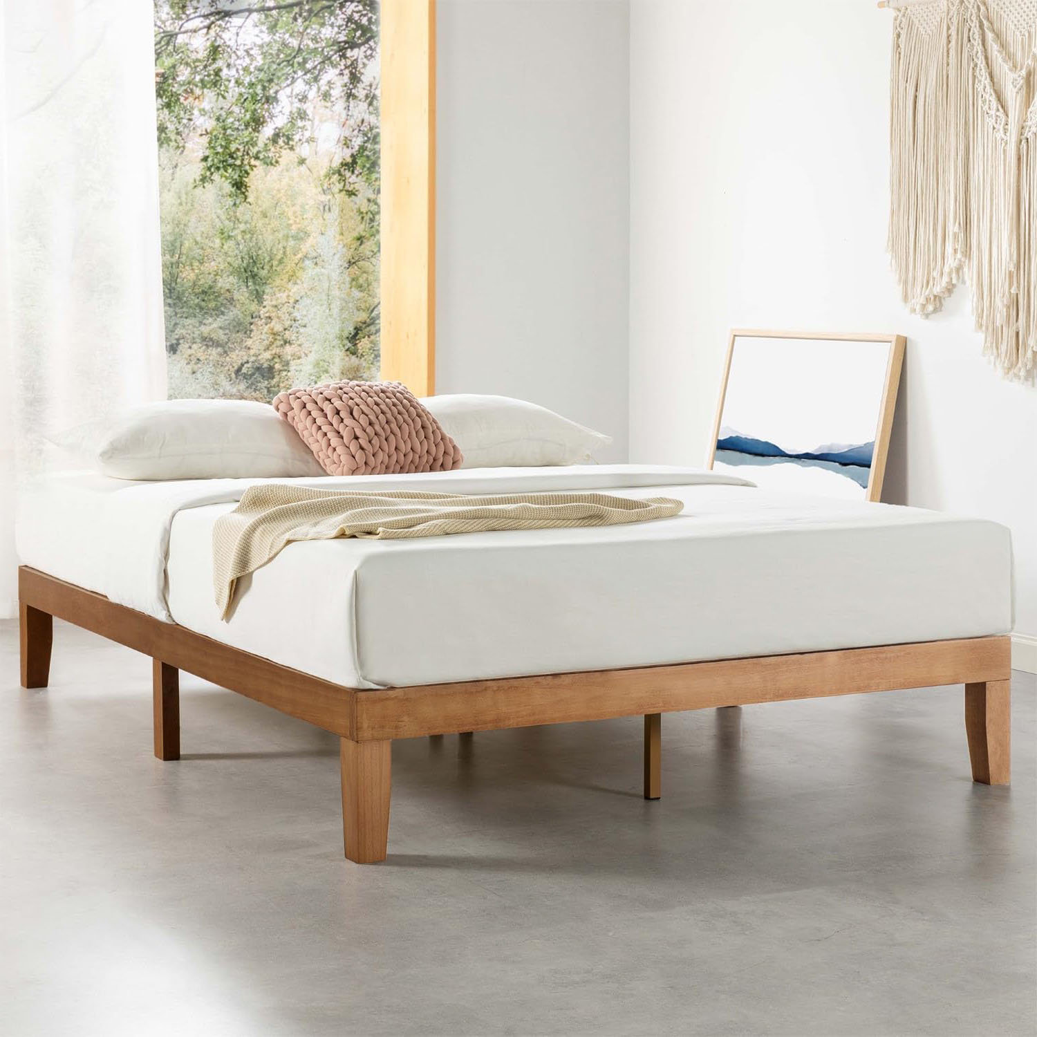 Corrigan Studio® 12 Inch Platform Bed with Wooden Slats, No Box Spring ...