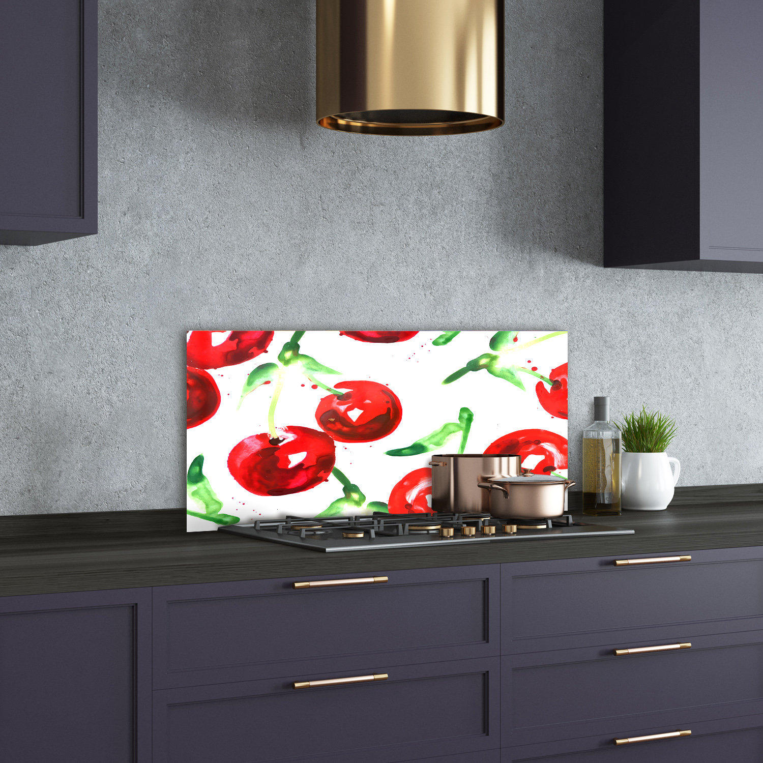 Rosalind Wheeler Cyler 50cm x 100cm Glass Panel | Wayfair.co.uk