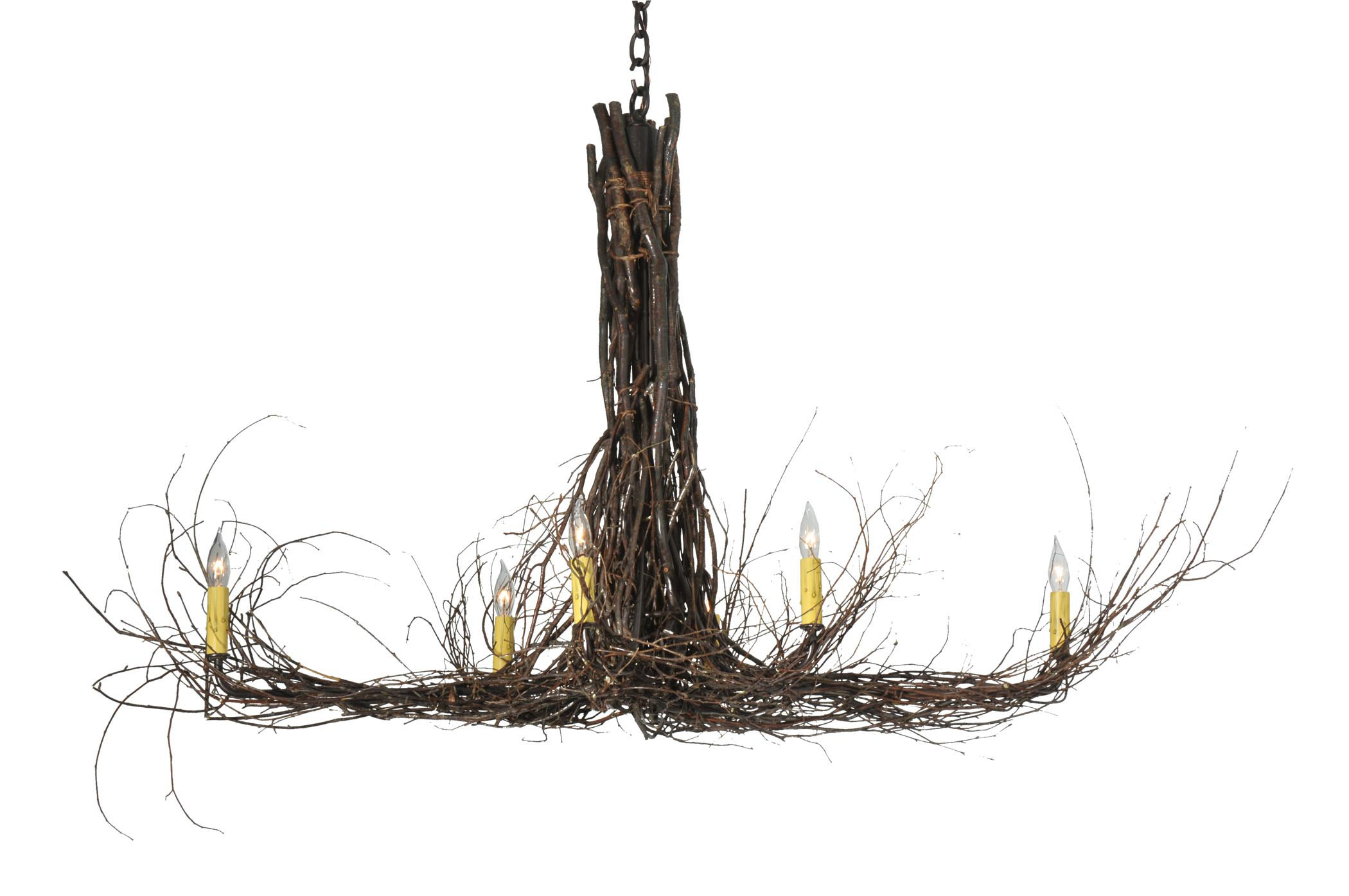 Meyda Lighting 48" Wide Twigs 6 - Light Chandelier - Wayfair Canada