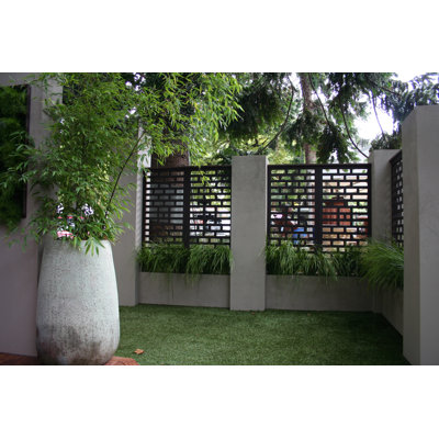 OUTDECO 48'' H x 24'' W Brown Composite Fencing | Wayfair