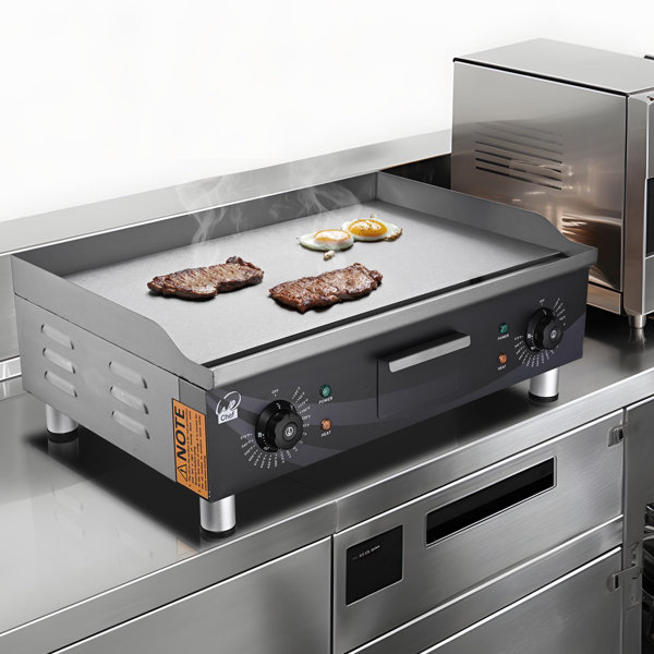 WeChef 3500W 24" Electric Countertop Griddle Flat Top Commercial ...