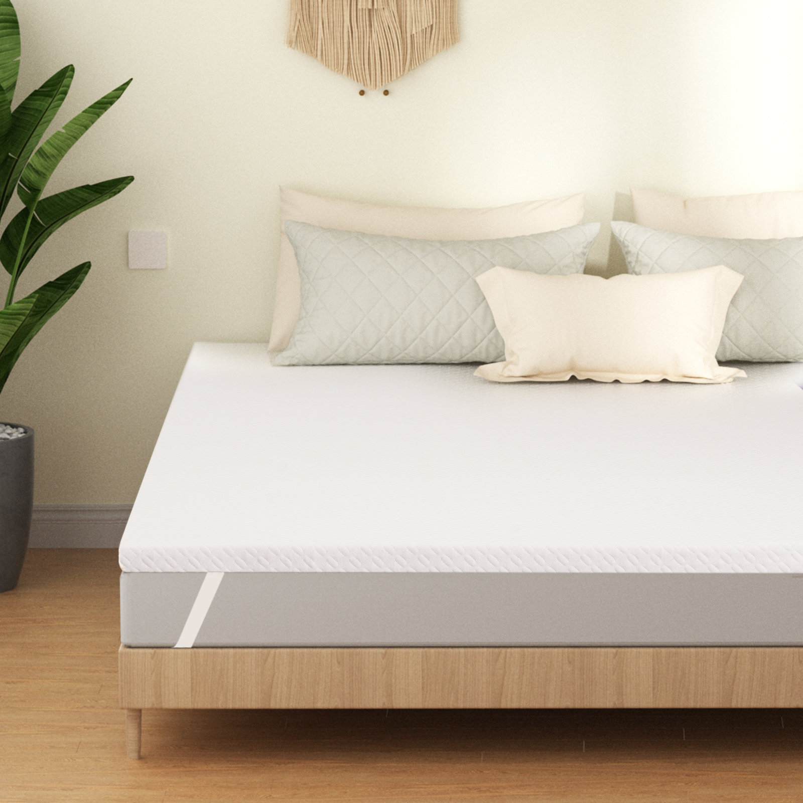 Alwyn Home Allegheny Alwyn Home Lavender Memory Foam Mattress Topper ...