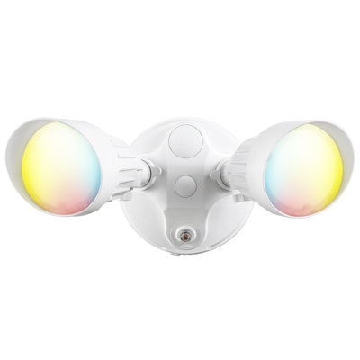 LEONLITE Adjustable LED Security Light with Photocell Dusk to Dawn ...