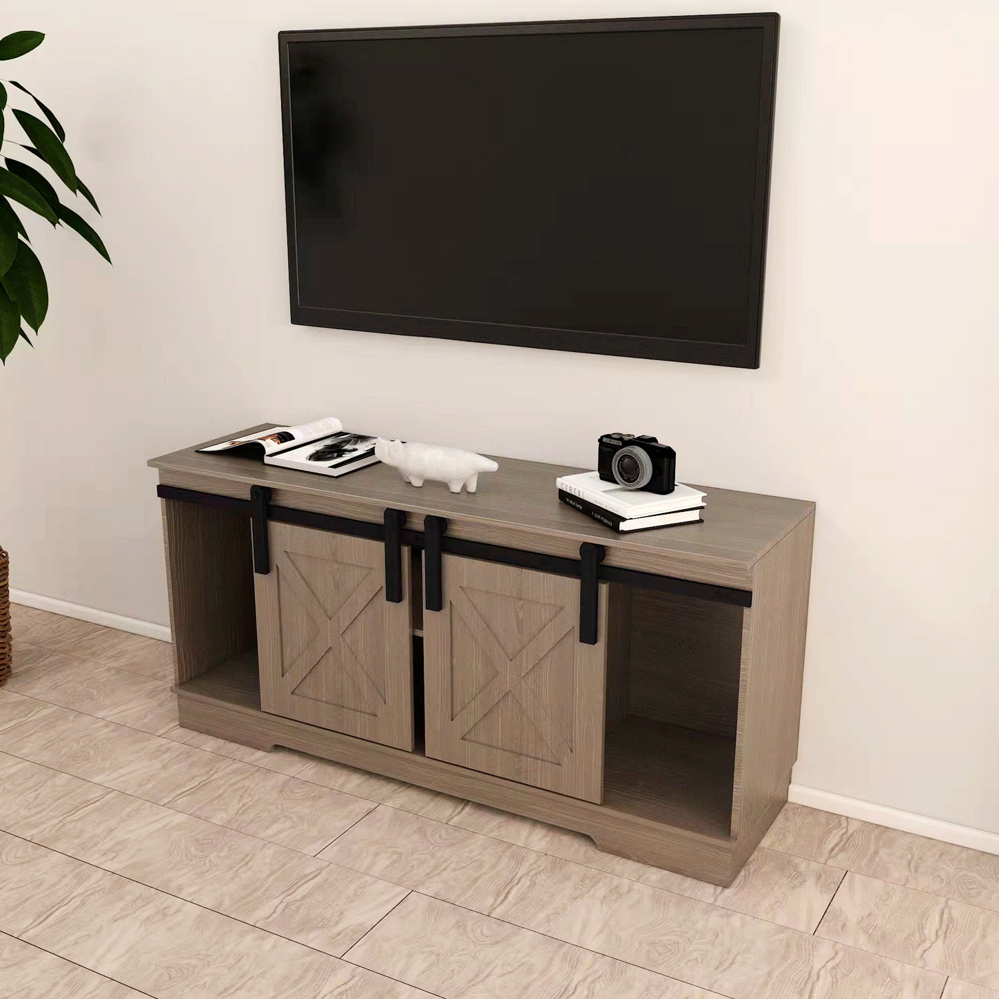 August Grove® Clariece 60.05'' Media Console | Wayfair