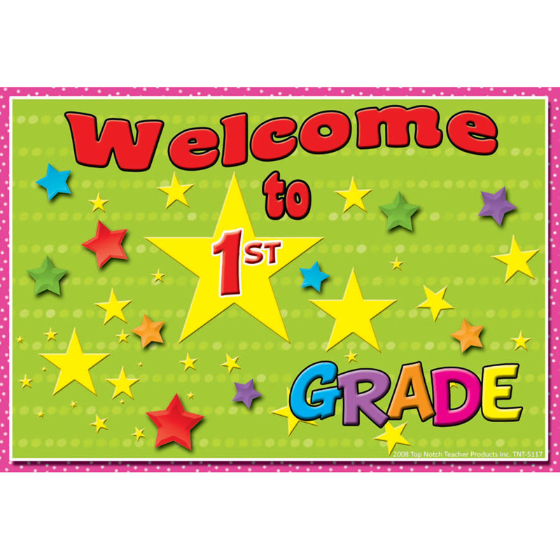 Top Notch Teacher Products Welcome to 1st Grade Postcard | Wayfair