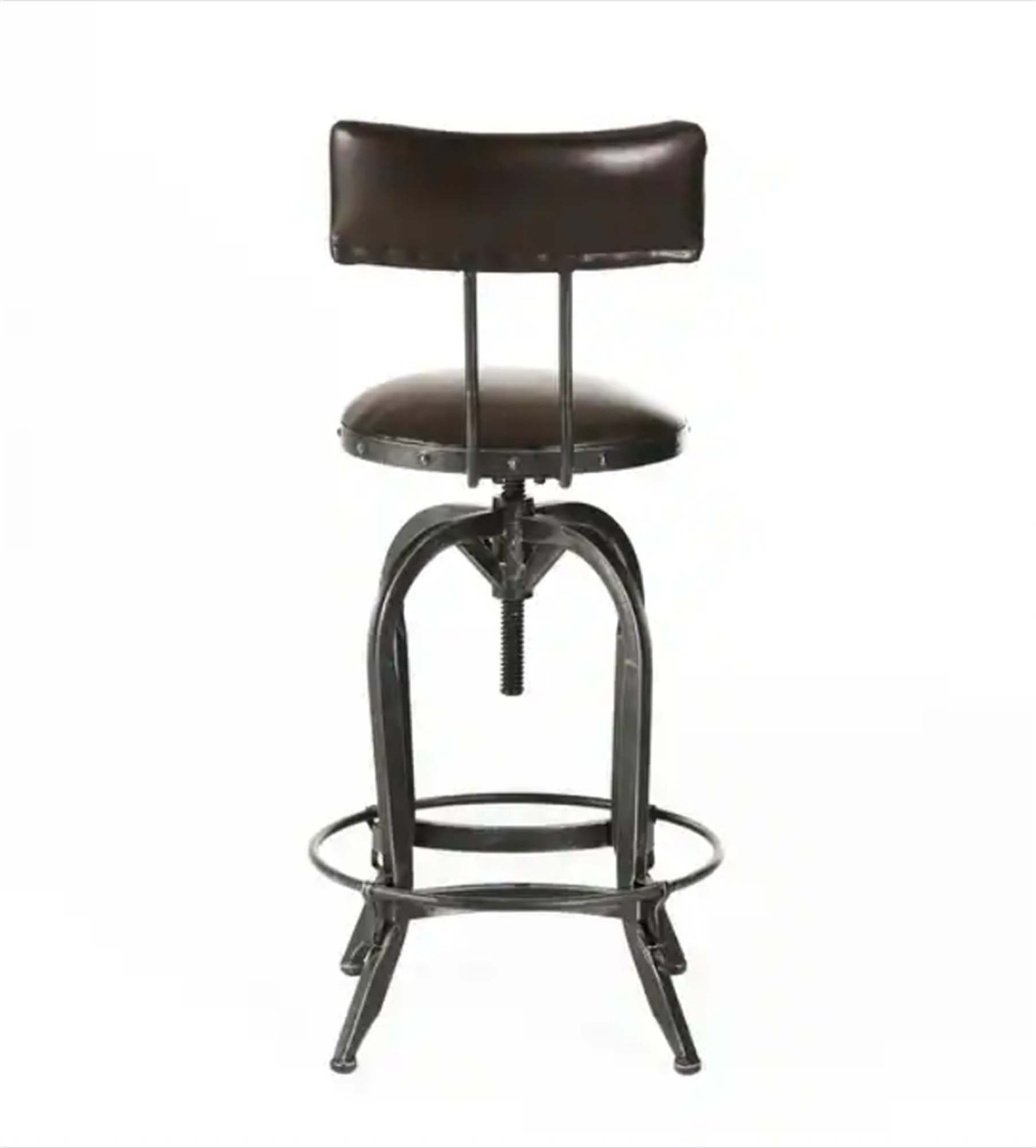 Williston Forge Upholsteadjustable Height Swivel Barstool | Wayfair