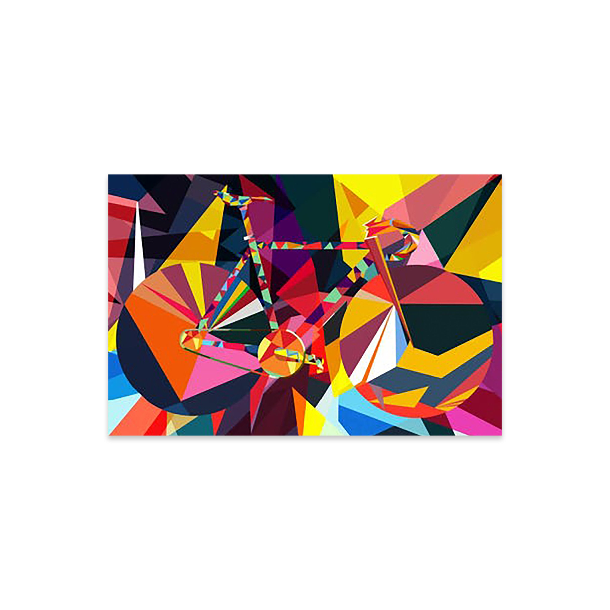 Ivy Bronx Polygon Fixie Print On Acrylic Glass - Wayfair Canada