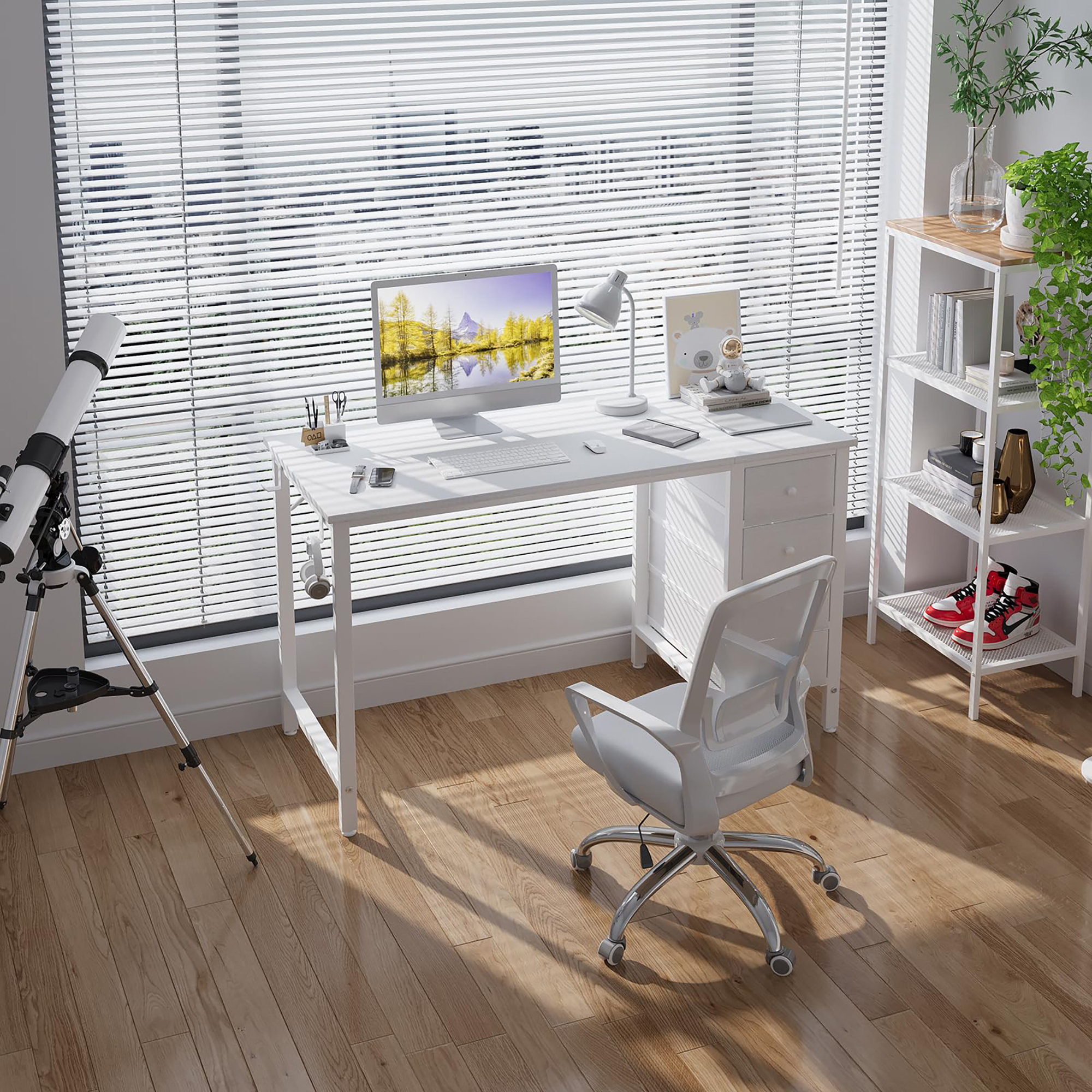 Latitude Run® 47-inch minimalist modern flip desk | Wayfair
