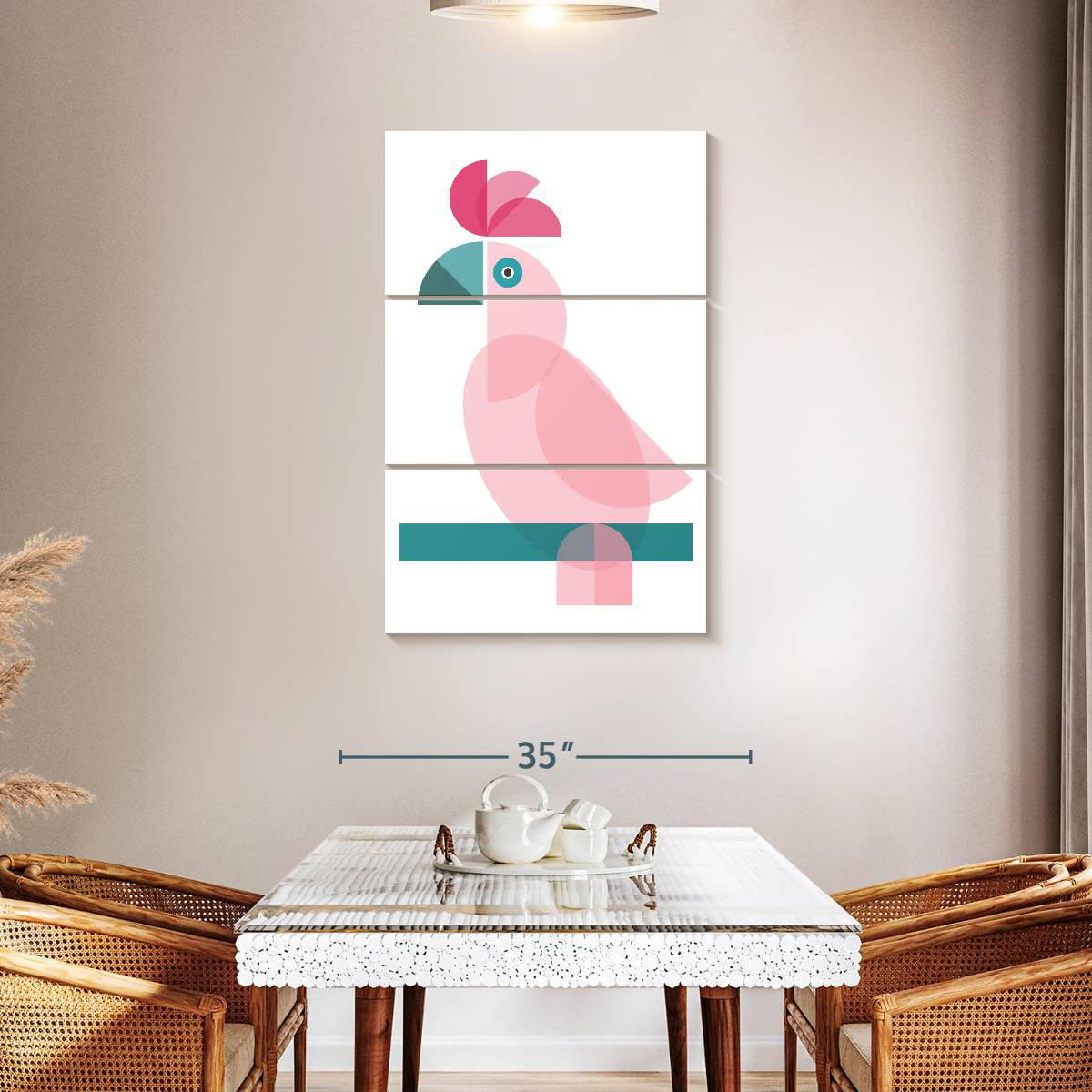 Zoomie Kids Ashelle Geometric Cockatoo | Wayfair