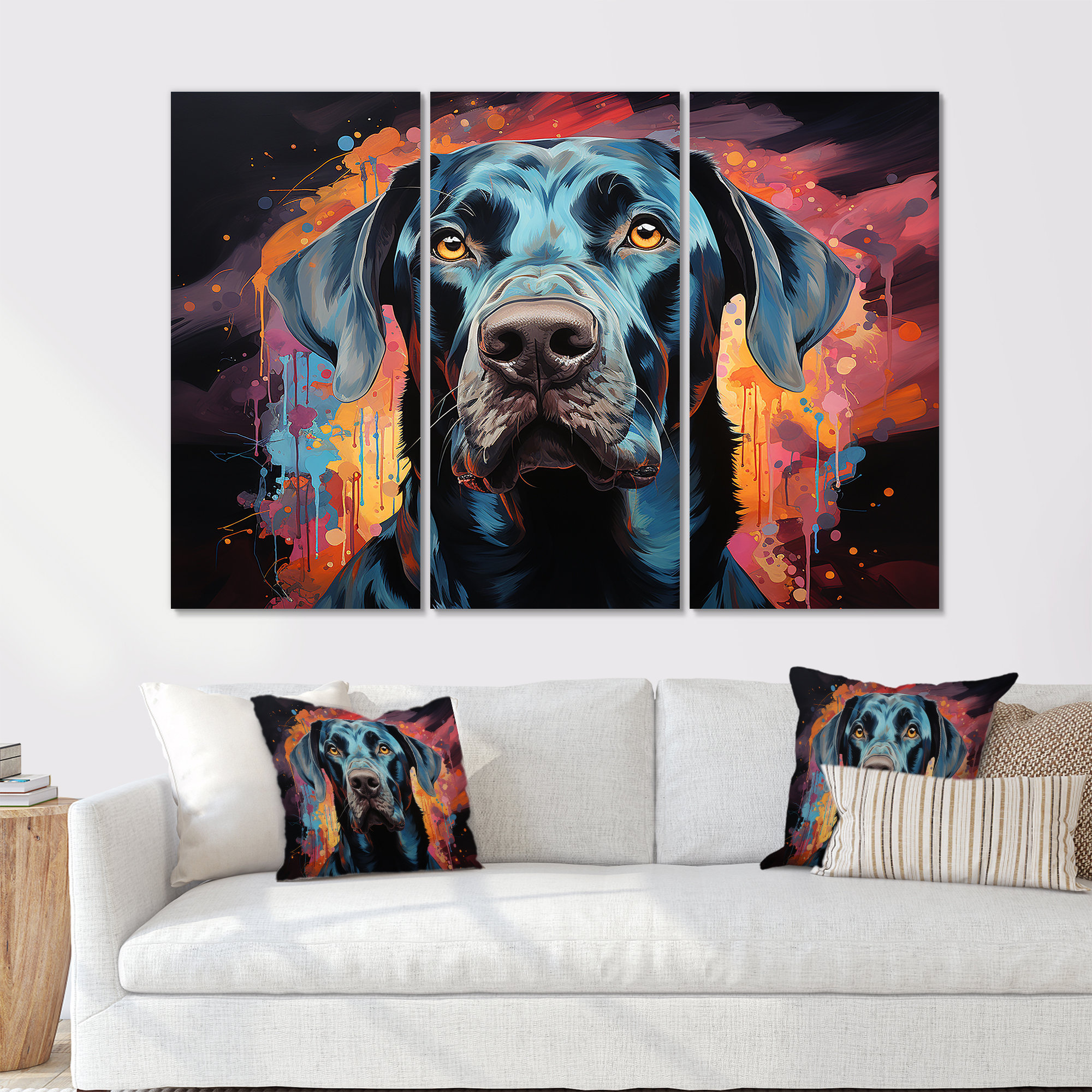 Lark Manor™ Dog Great Dane Grace - Dog Wall Decor Set | Wayfair