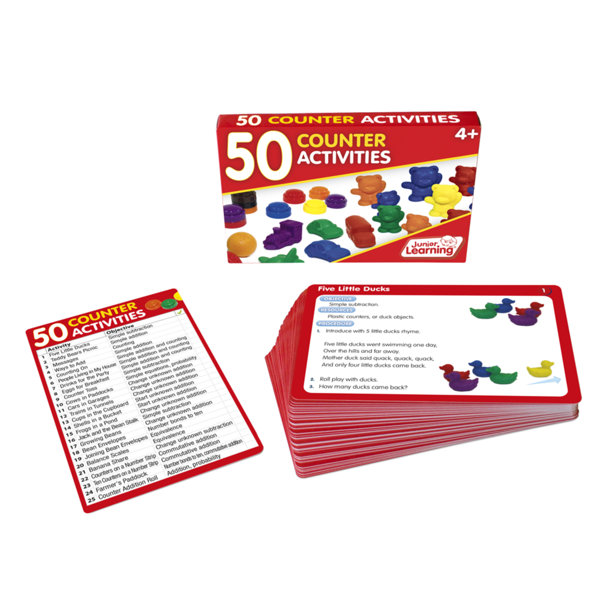 Junior Learning 50 Counter Activities Learning Set | Wayfair