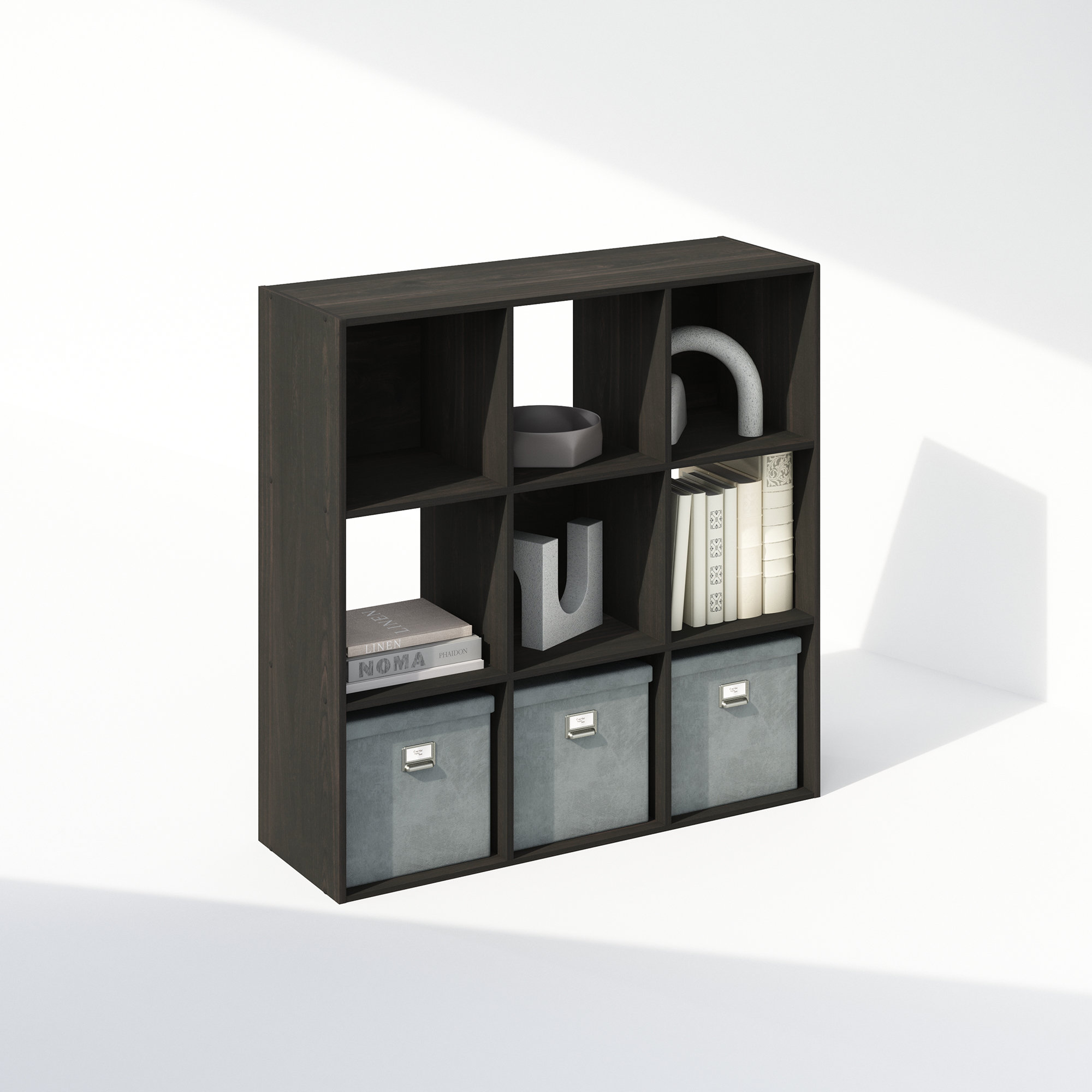 Ebern Designs Furinno Pelli Cubic Storage Cabinet, Bookcase, Bookshelf ...