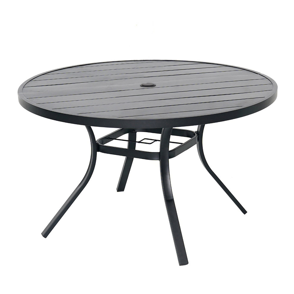 Red Barrel Studio® Outdoor Round Dining Table & Reviews | Wayfair