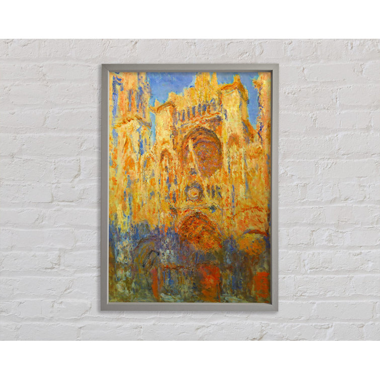 Rosalind Wheeler Rouen Cathedral Facade At Sunset by Claude Monet ...