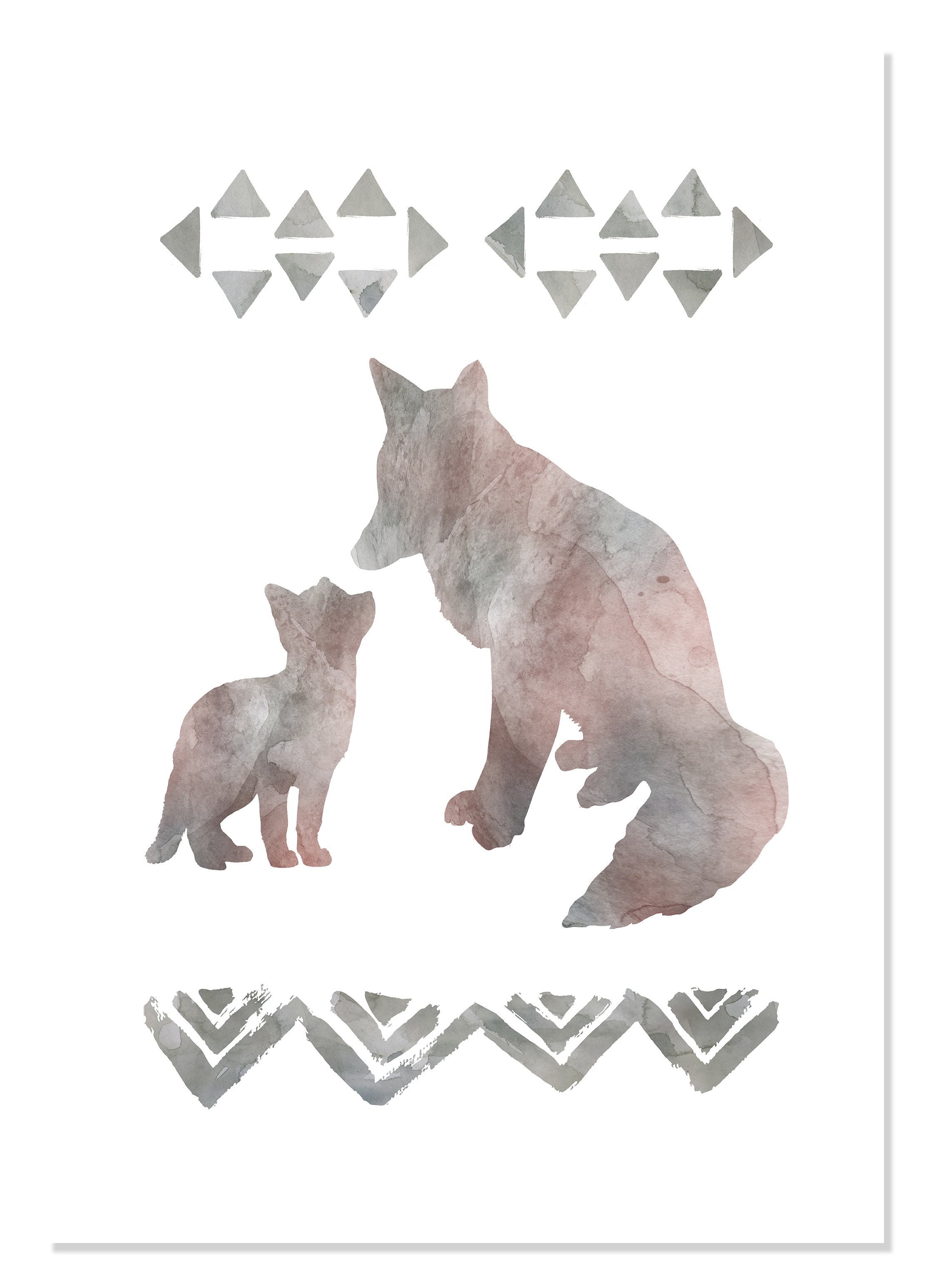 Casa Fine Arts Rolled Little Lady Den Foxes Paper Print - Wayfair Canada