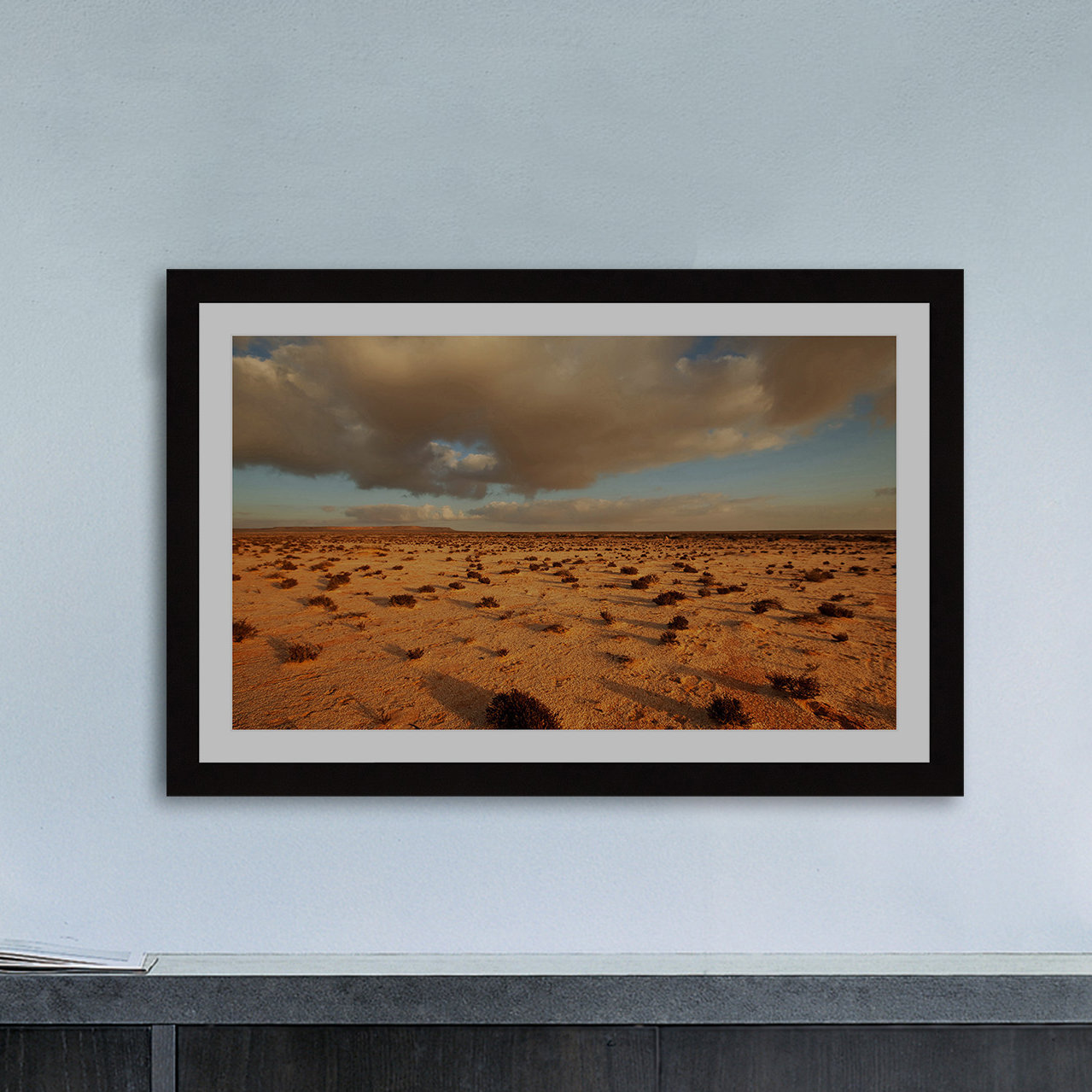 Marmont Hill 'Clouds Forever' Framed Painting Print | Wayfair