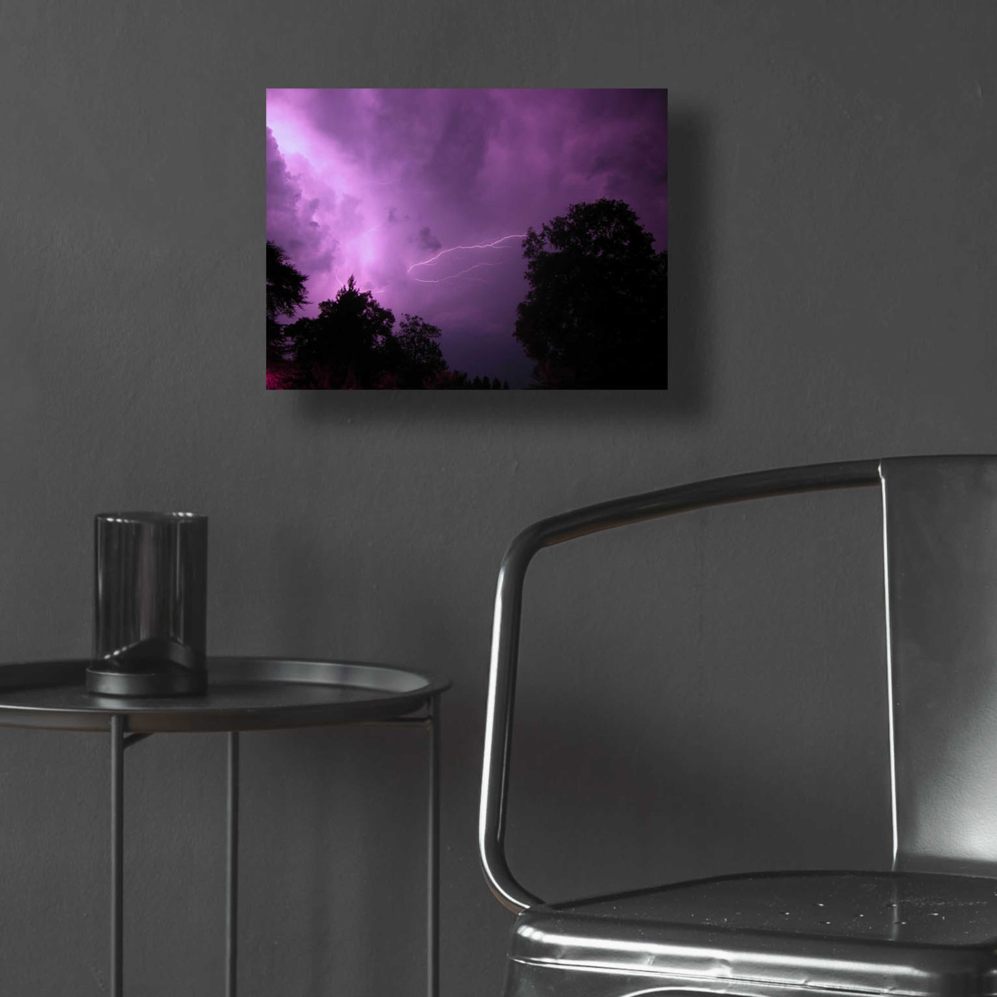 Latitude Run® Purpureus Lightning' by Unknown Artist, Acrylic Glass ...