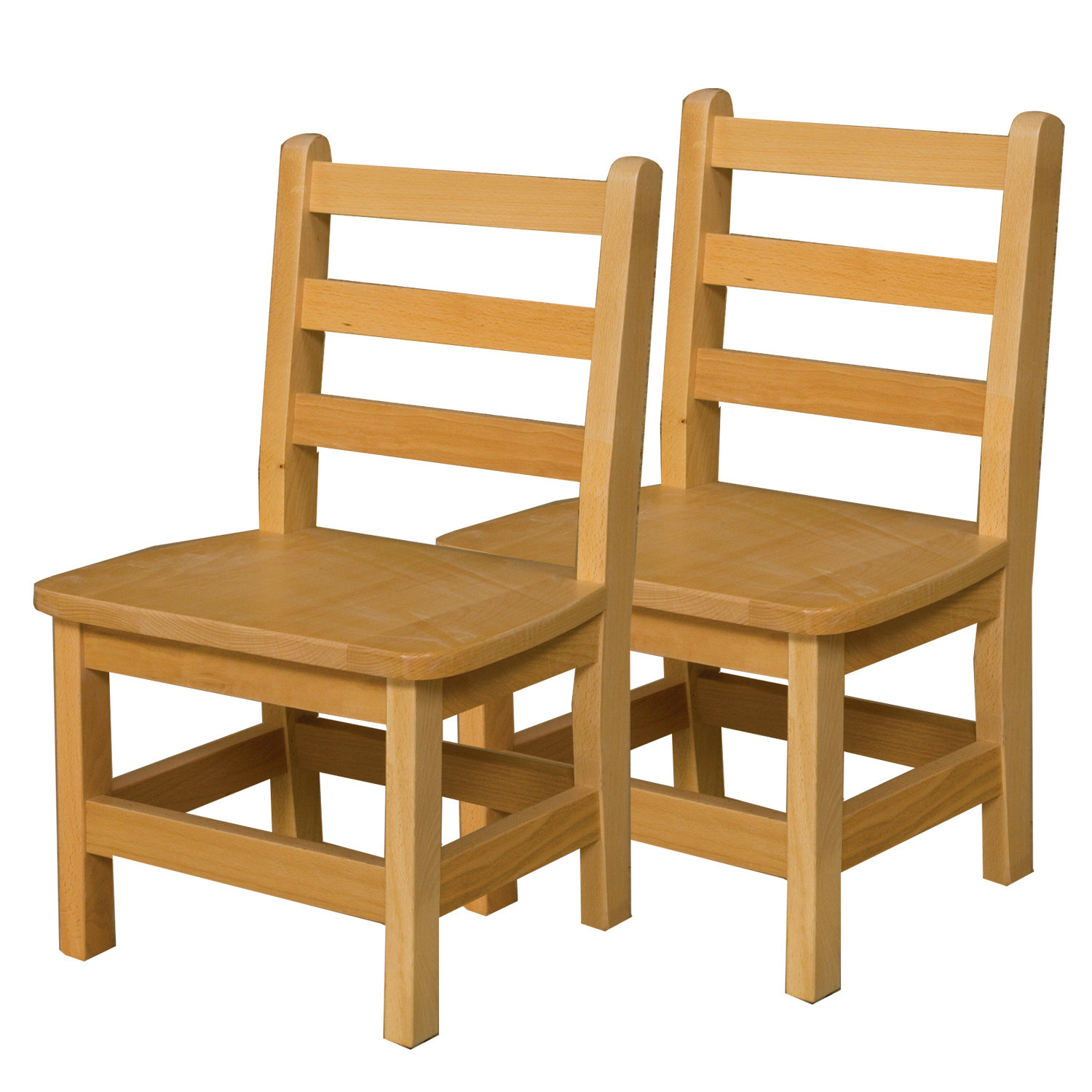 Wood Designs Hardwood Ladderback Chair-Carton of (2) & Reviews | Wayfair
