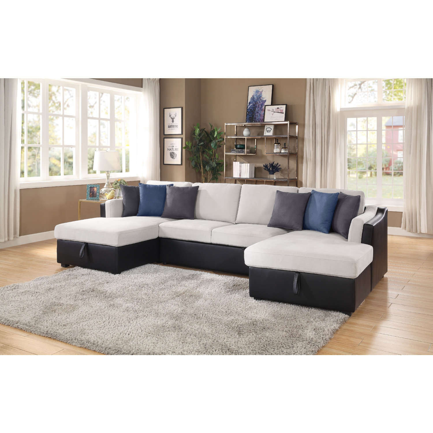 Latitude Run® Schmitt Sectional Sofa With Sleeper | Wayfair