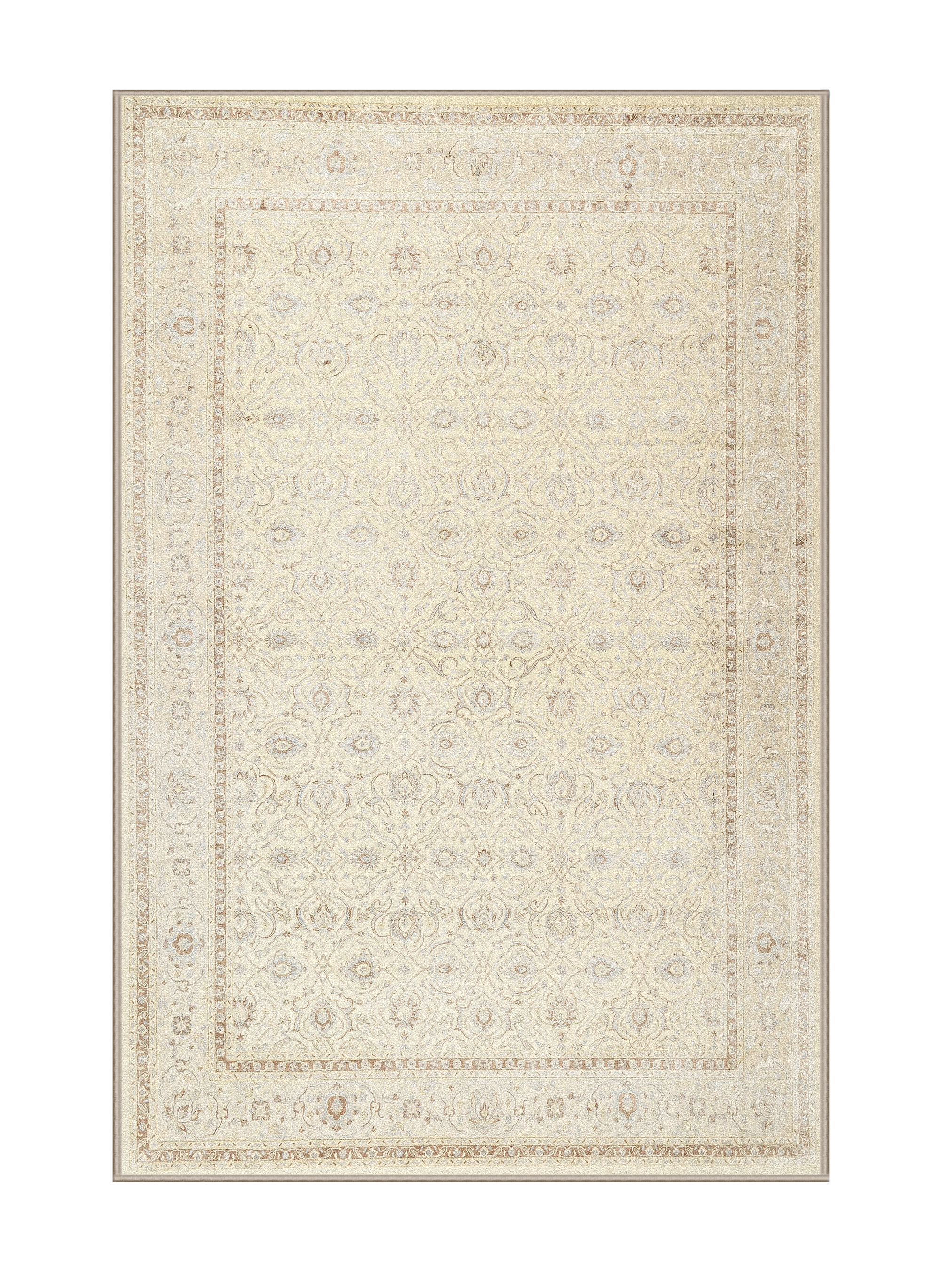 Alcott Hill Halstein Traditional Beige/Light Pink Area Rug - Wayfair Canada