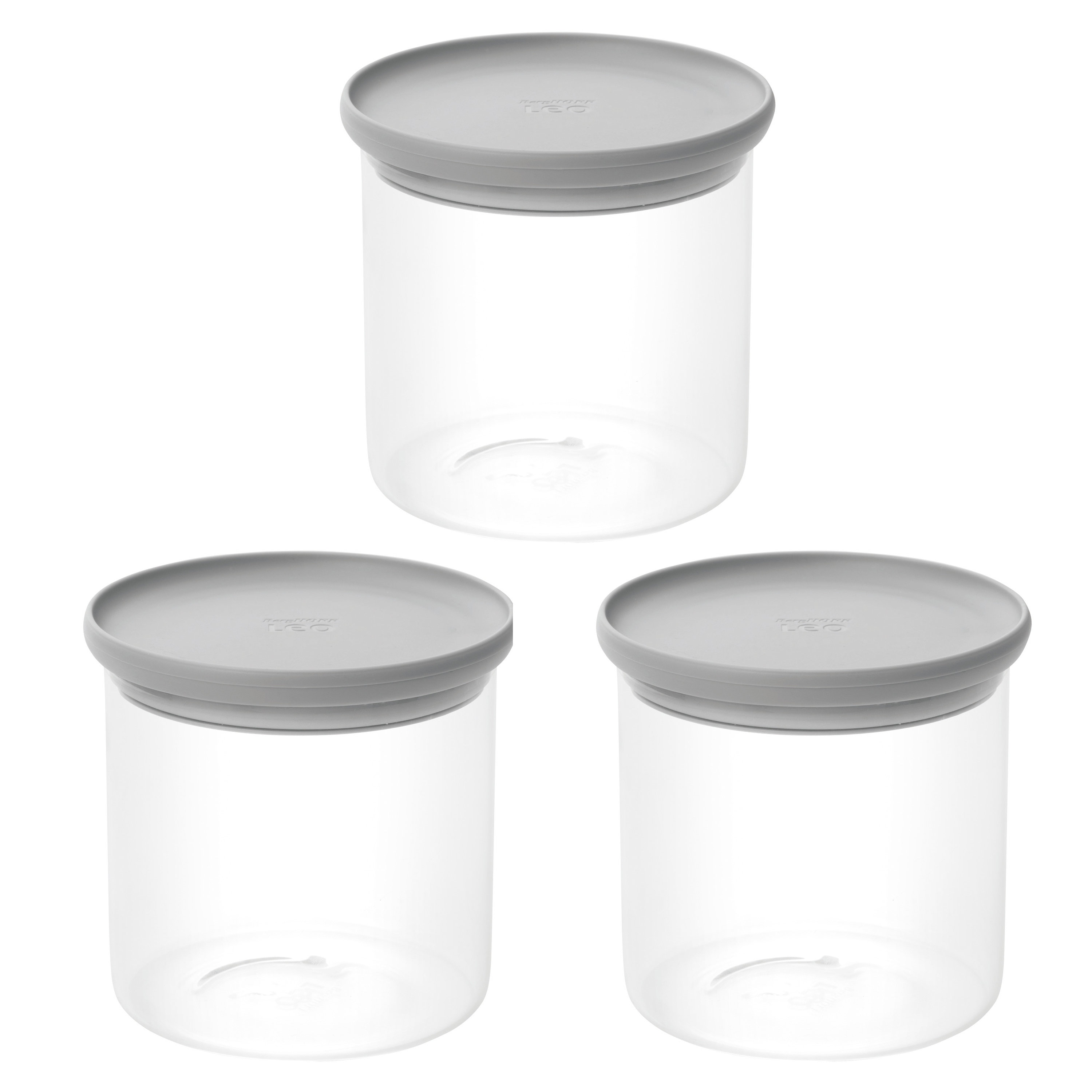 BergHOFF Leo 3Pc Glass Container Set, Airtight Lids | Wayfair