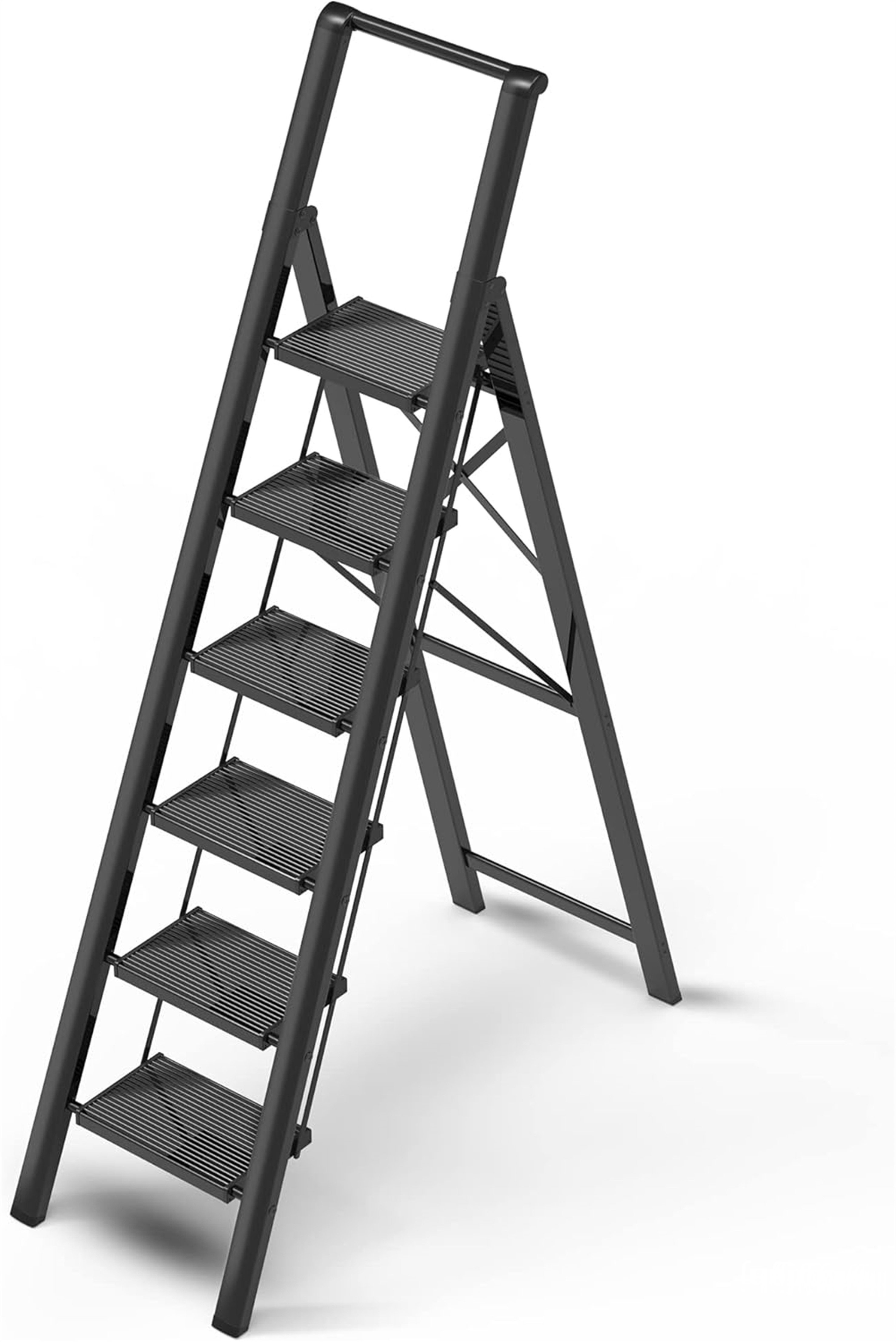 Rebrilliant Lightweight Aluminum Folding Step Ladder | Wayfair