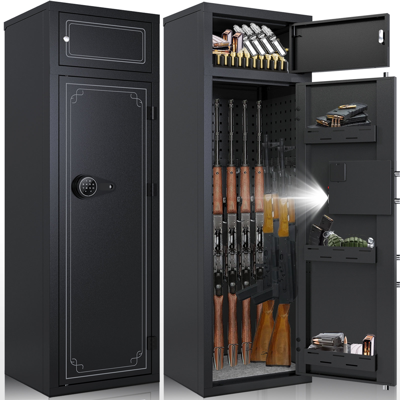Kaer Fingerprint Rifle Gun Safe & Reviews | Wayfair