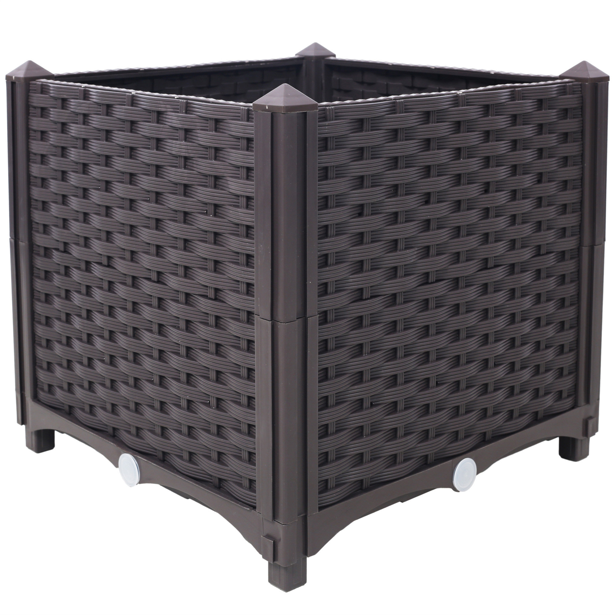 Ebern Designs Deep Raised Garden Bed Plastic Planter Boxes For ...