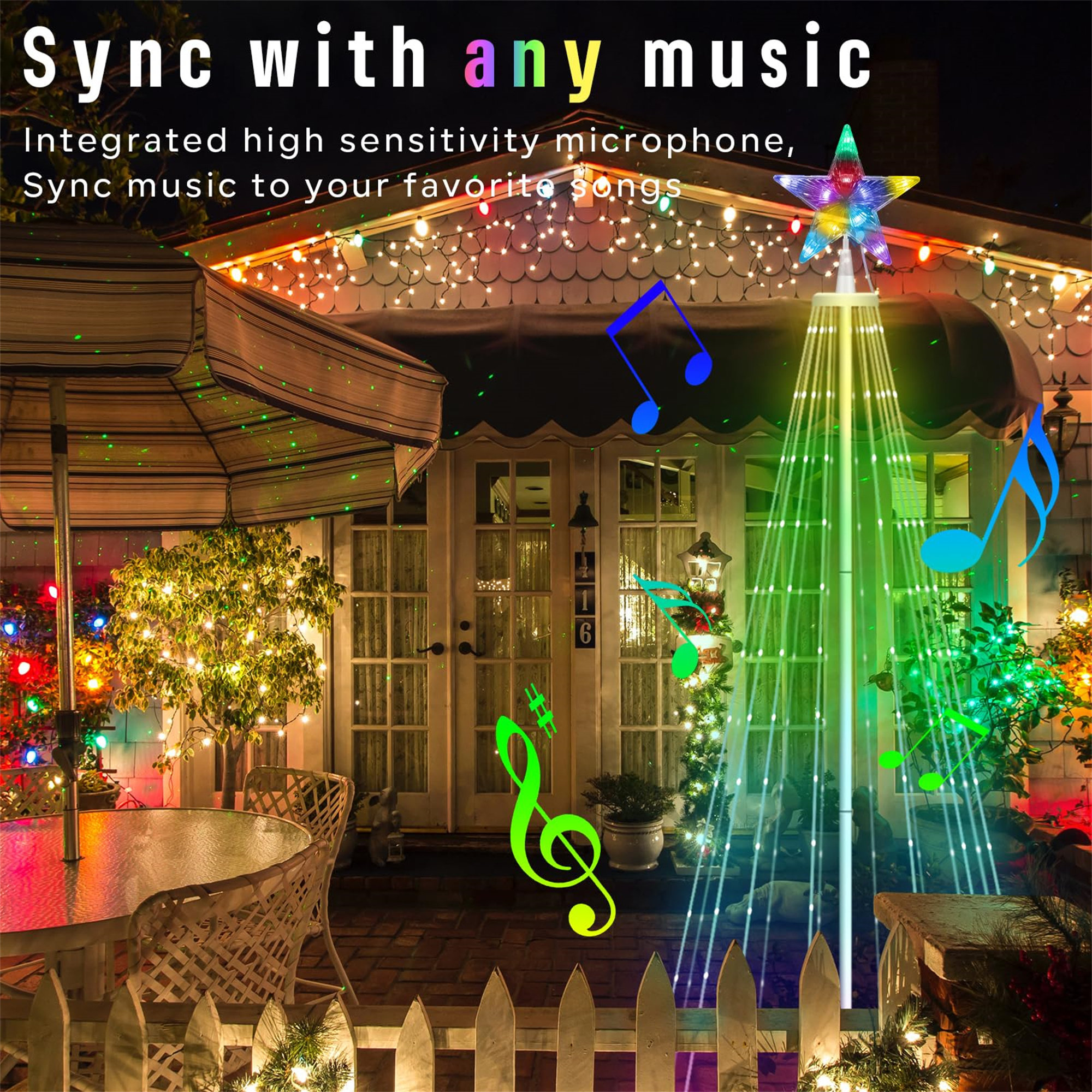 The Holiday Aisle® 8-Foot DIY Outdoor Yard Christmas Tree | Wayfair