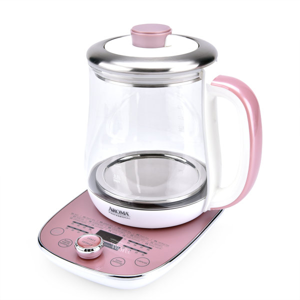 AROMAÂ Professional 1.5L / 6-Cup Glass Digital Electric Tea Maker ...