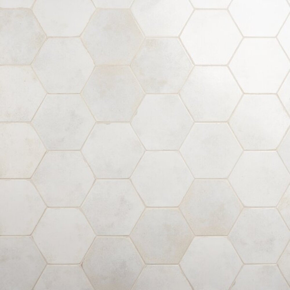 TileBar Kalay 9" Hexagon Polished Porcelain Tile | Perigold