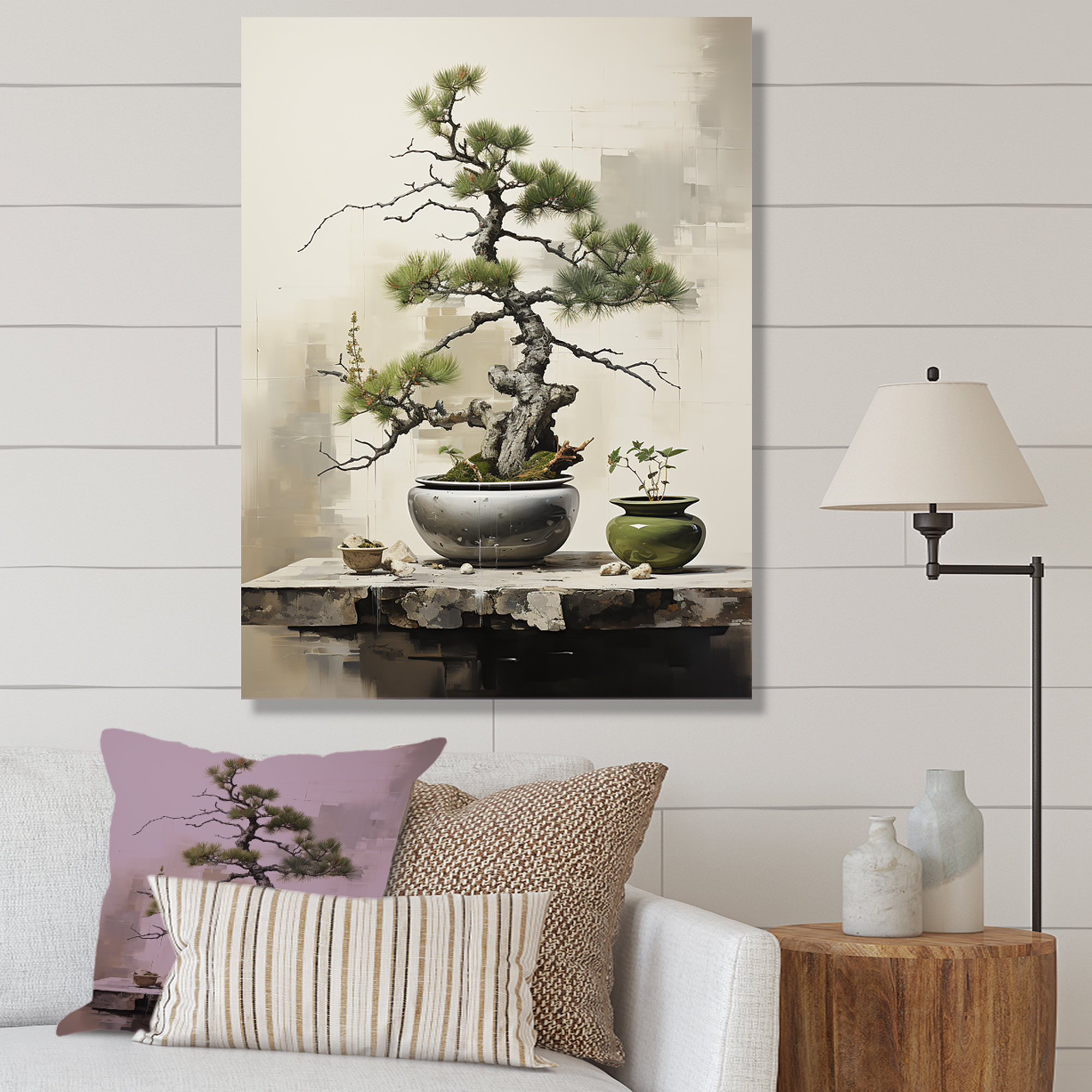 Winston Porter Zen Miniature Bonzai II - Tree Bonsai Wall Art | Wayfair