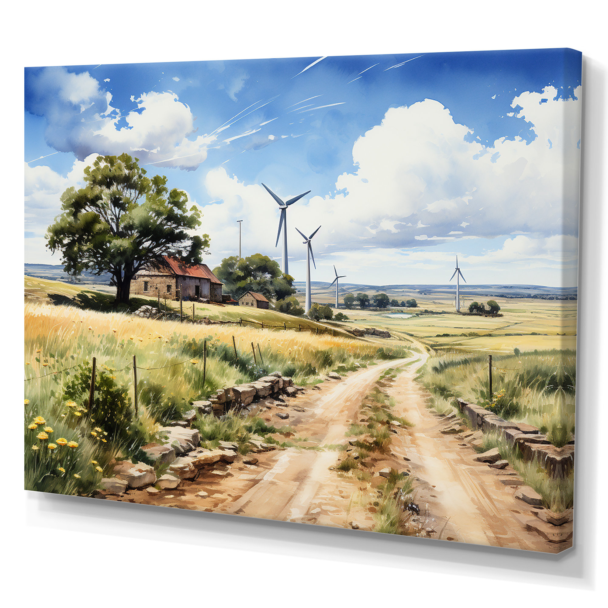 Laurel Foundry Modern Farmhouse® Barn Wind Turbines Meadow Whispers On ...