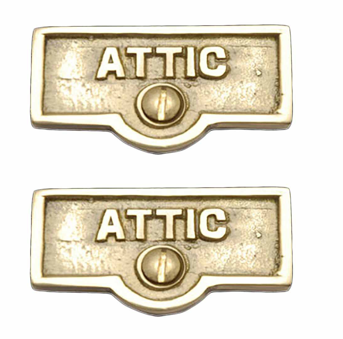 The Renovators Supply Inc. Switch Tags Attic Name Signs 1-Gang Rocker ...