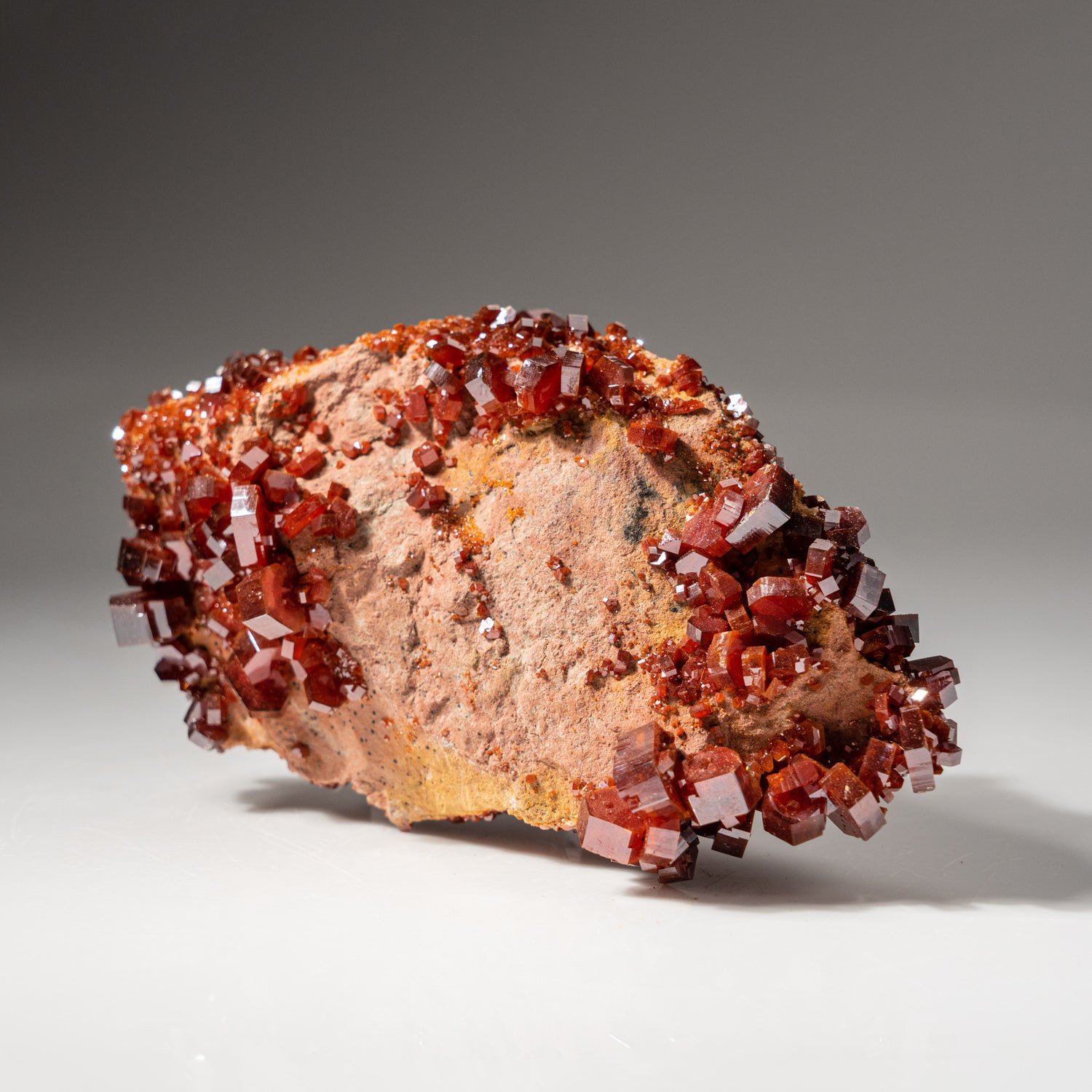 Astro Gallery of Gems Genuine Vanadinite Crystal Cluster On Matrix From ...