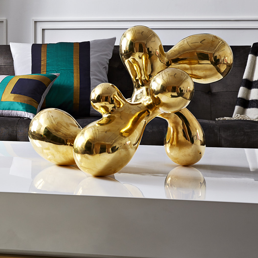 Jonathan Adler Giant Brass Orb | Wayfair