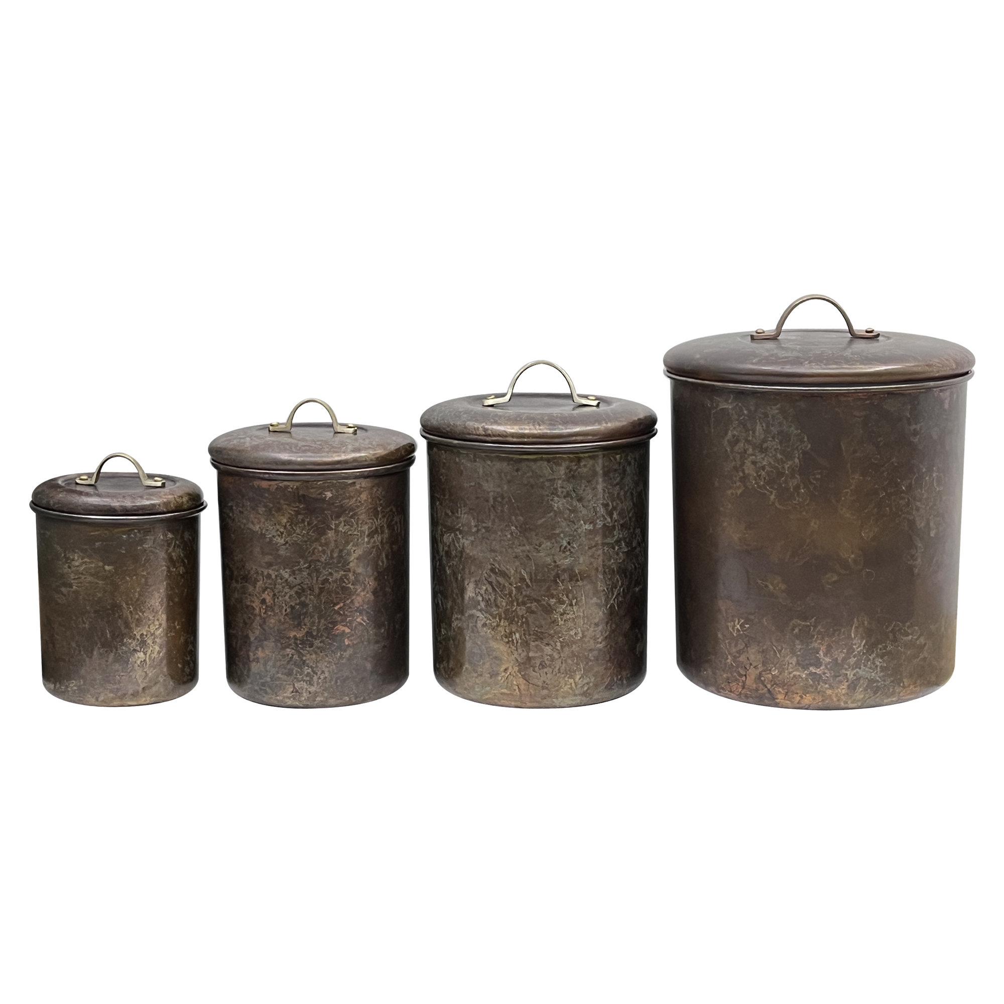Tatara Group Stainless Steel Canister - Set of 4 & Reviews | Wayfair