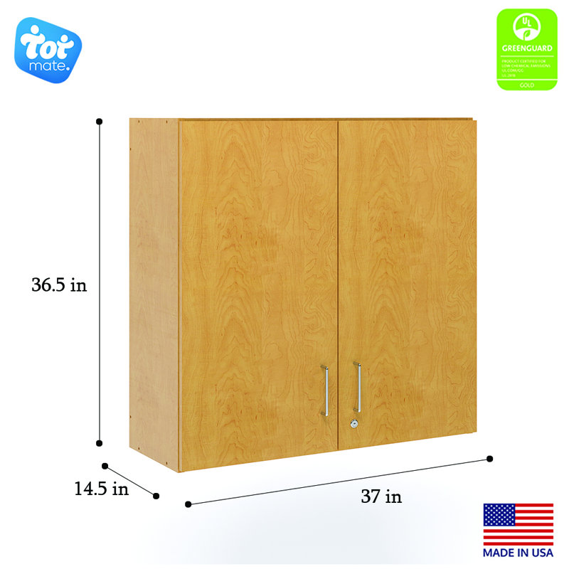 TotMate 4 Compartment Manufactured Wood Classroom Cabinet | Wayfair