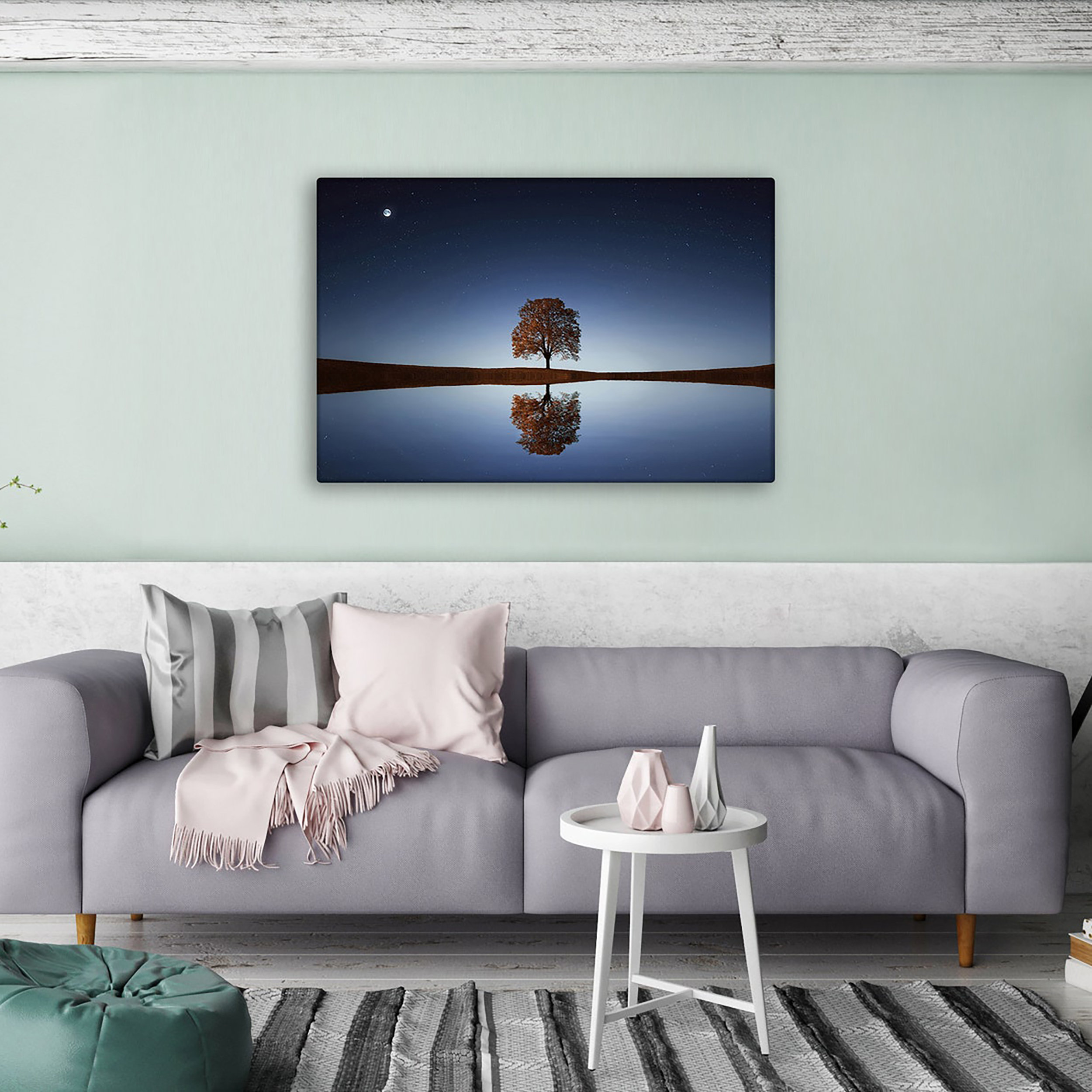 Latitude Run® Relaxing Nature Canvas Wall Art, Nature Canvas Print Po ...