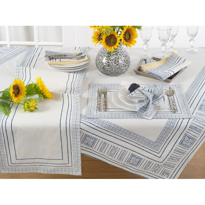 Union Rustic Dantzler Rectangle Cotton Table Runner & Reviews | Wayfair