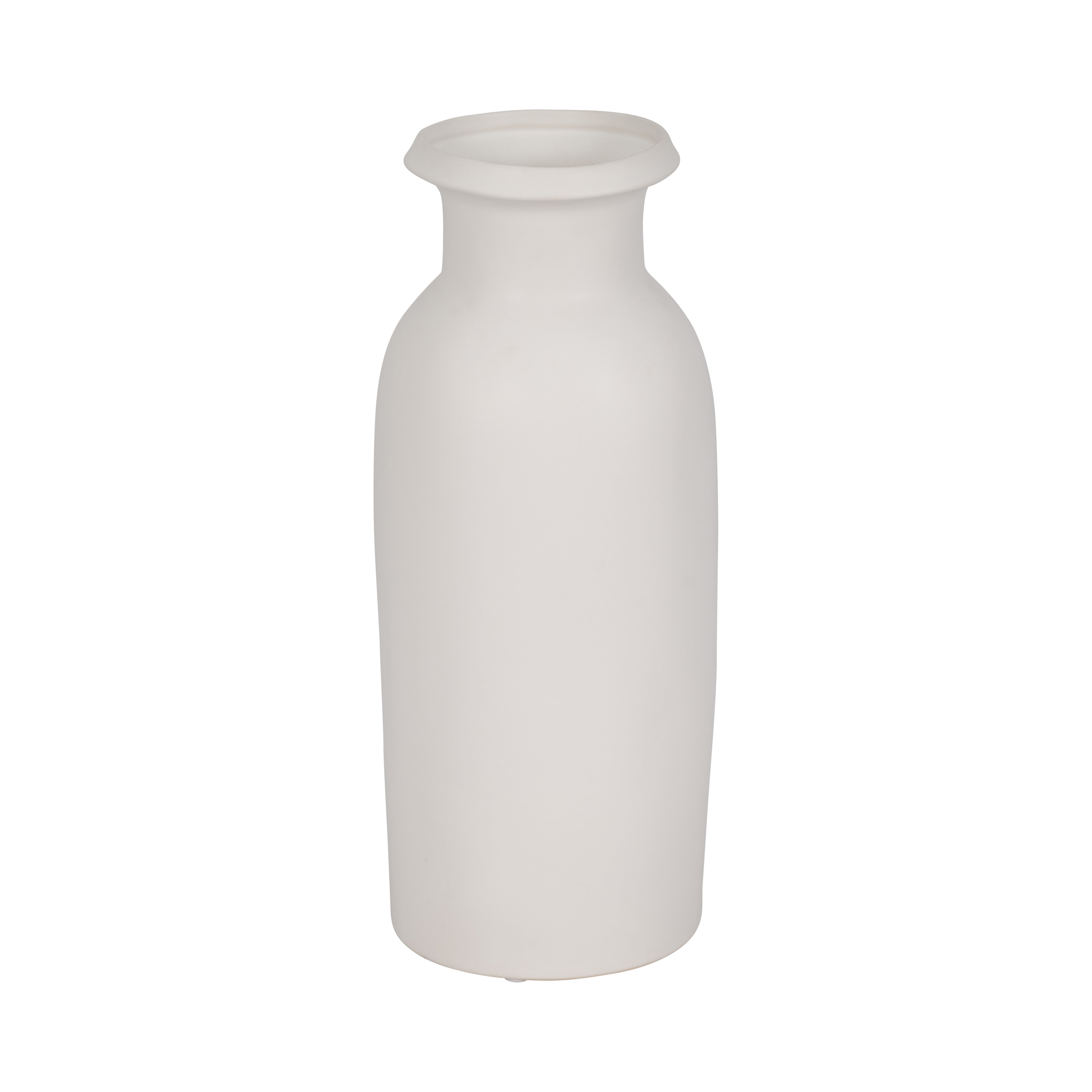 Birch Lane™ Rachael White Solid Color Ceramic Tall Slim Vase | Wayfair