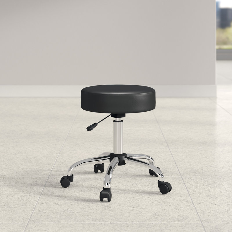Latitude Run® Wilhelm Adjustable Height Lab Stool with Wheels & Reviews ...