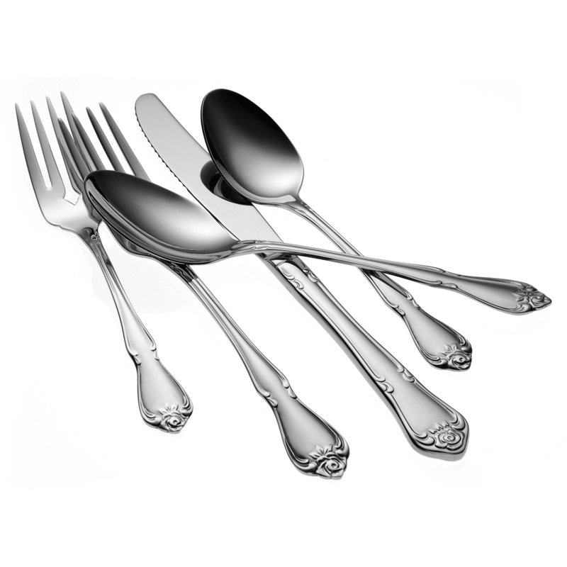 Oneida Arbor Rose Seafood Forks by Oneida (18/10) | Wayfair