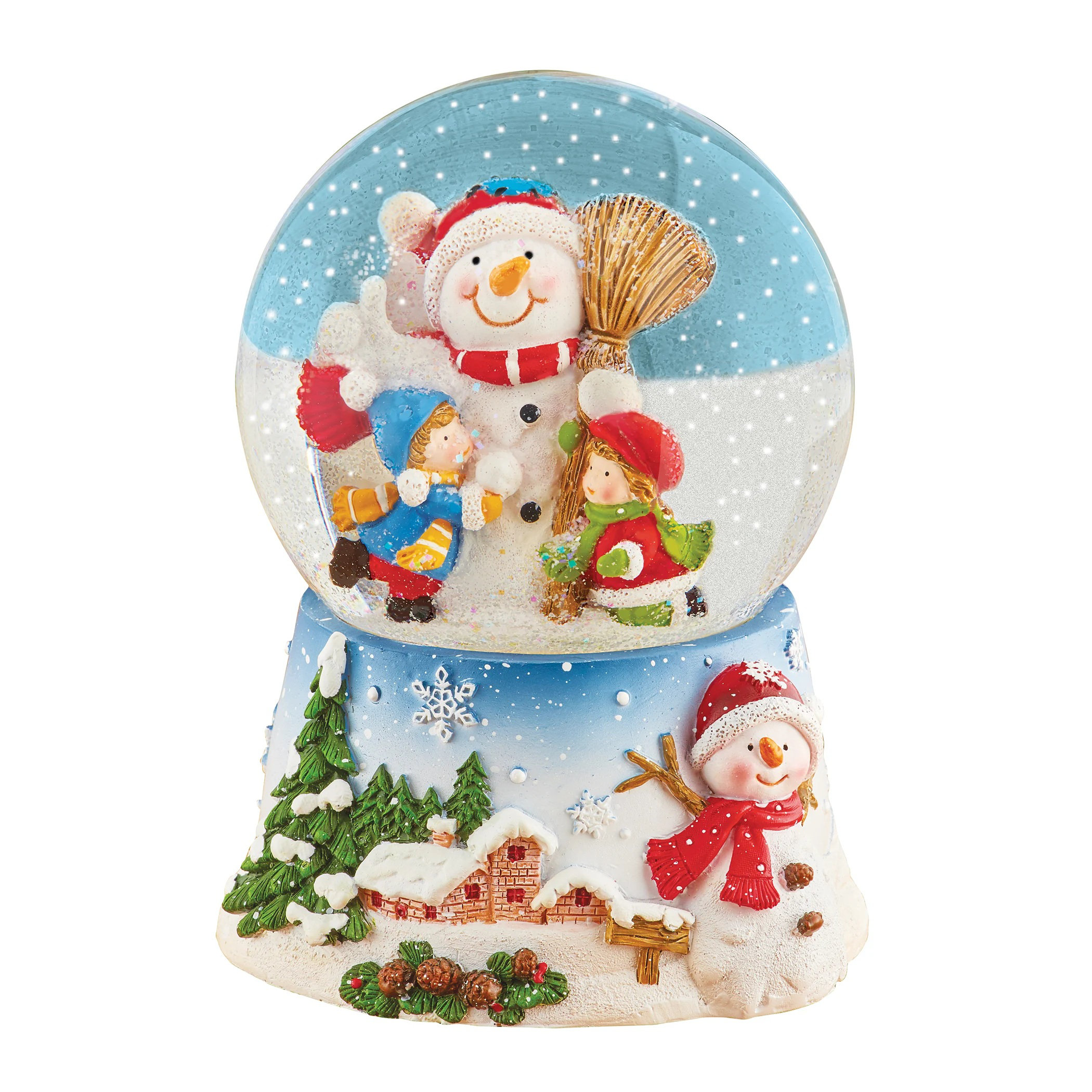 The Holiday Aisle® Snowman and Friends Snow Globe & Reviews | Wayfair