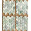 ES Stone 4" x 2" Ming Green Leaf Pattern Marble Novelty Mosaic Tile ...