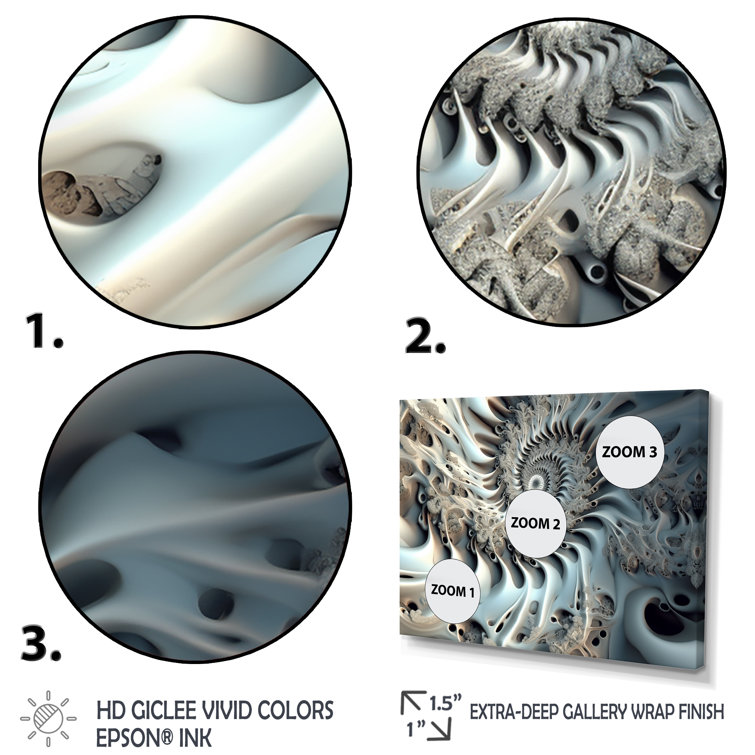 Wrought Studio Fractal Futuristic Architecture - Fractals Wall Art ...