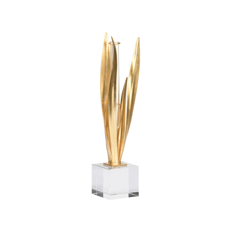Chelsea House Gold Leaf Vase | Wayfair