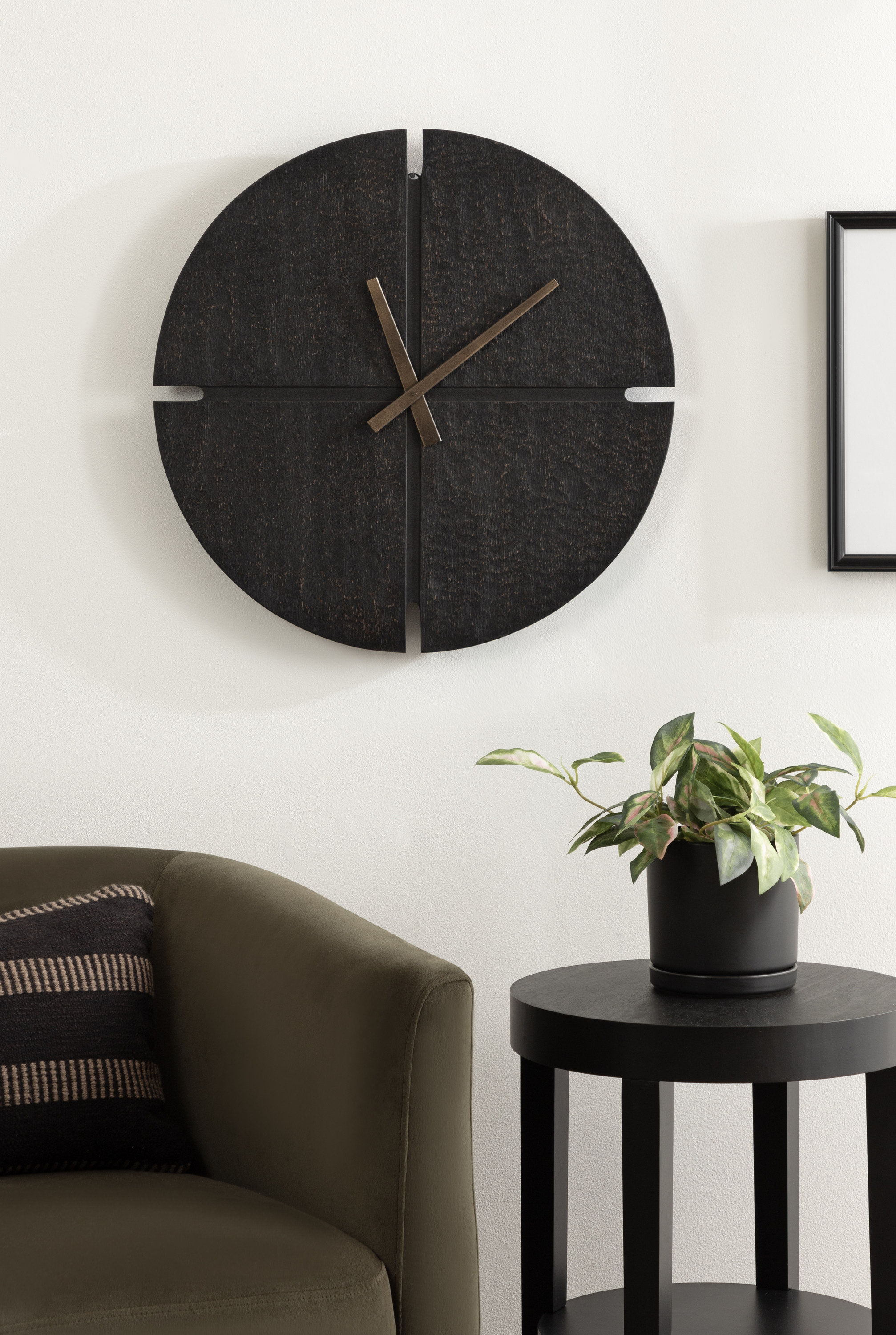 Latitude Run® Numberless Textured Wall Clock | Wayfair