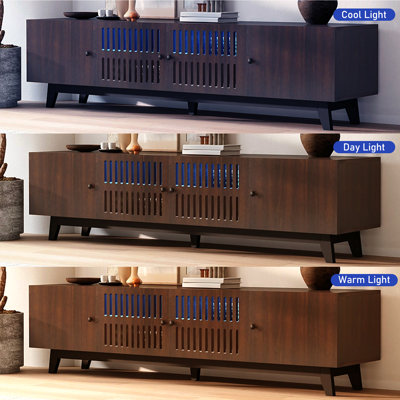 Wrought Studio Mid Century Modern Tv Stand For 70 Inch Tv With Music ...